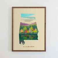 Alabama Talladega Forest Print - 50 States of Beauty