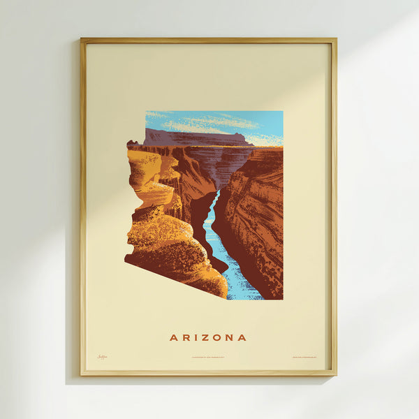 Arizona State Print - Grand Canyon - 50 States of Beauty