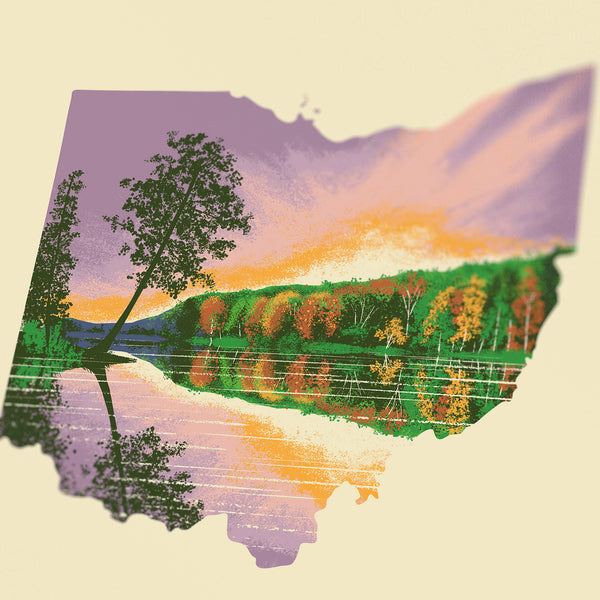 Ohio State Print - 50 States of Beauty