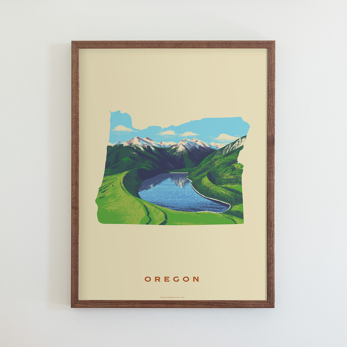 Oregon Print - 50 States of Beauty