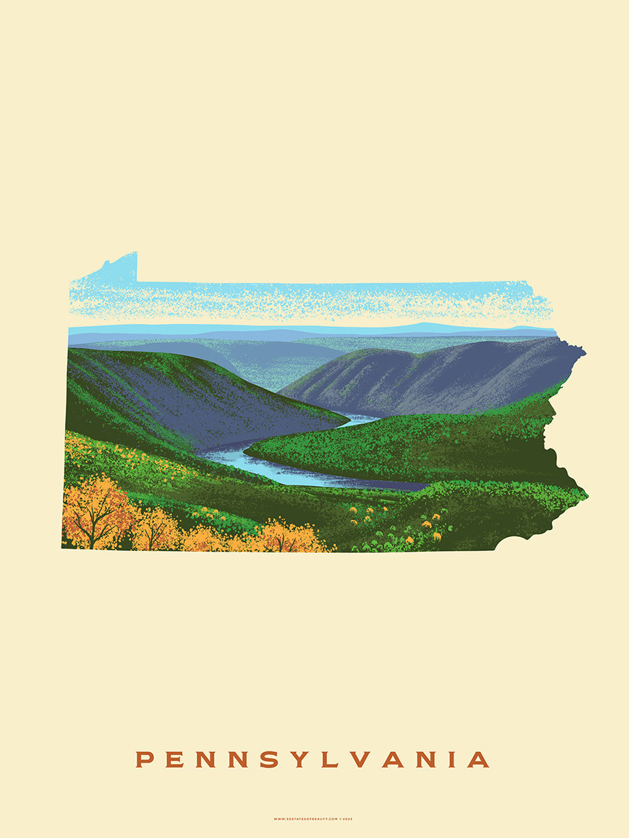 Pennsylvania Print - 50 States of Beauty