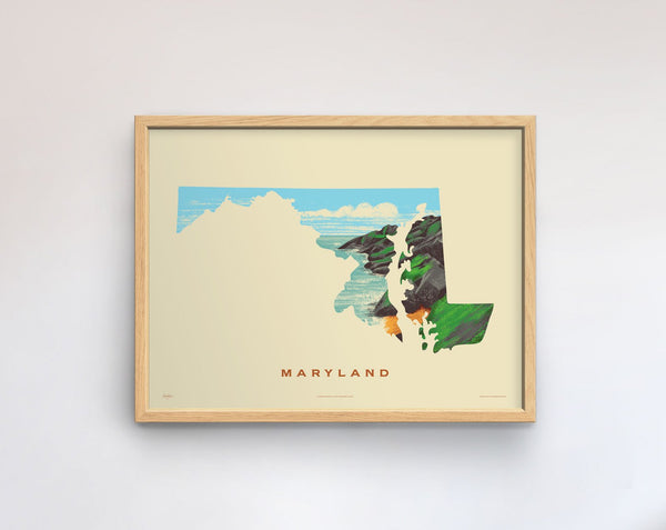 Maryland Print - 50 States of Beauty