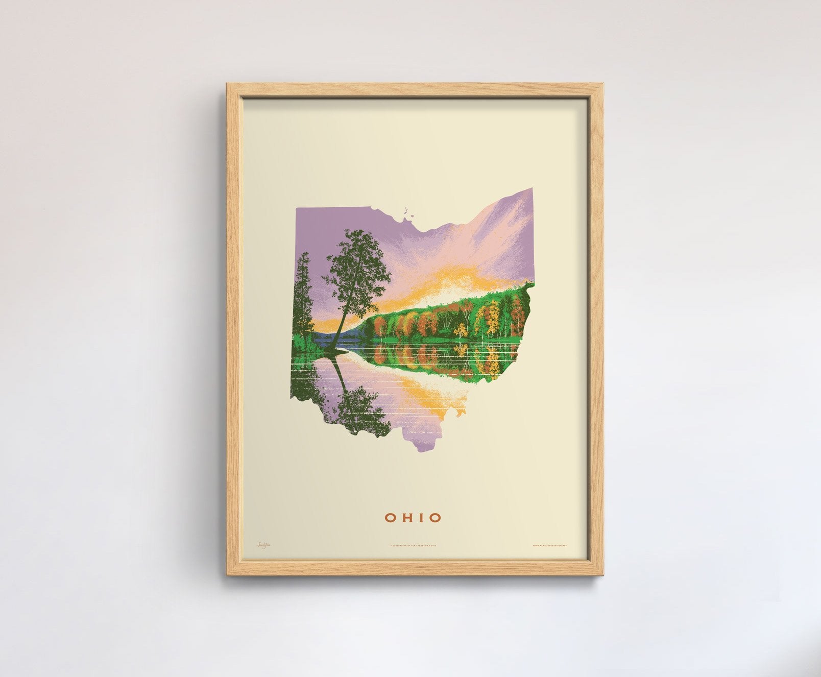 Ohio State Print - 50 States of Beauty