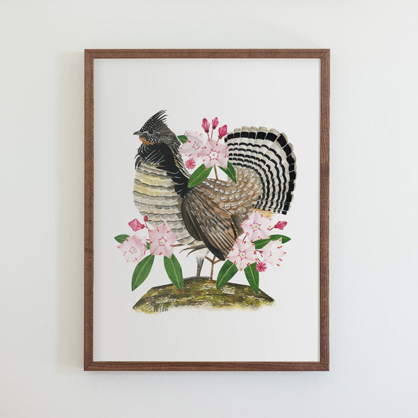 Pennsylvania Ruffed Grouse Print - 50 States of Beauty